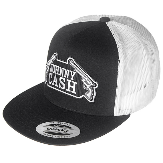 czapka JOHNNY CASH - GUNS, TRUCKER - sklep RockMetalShop.pl
