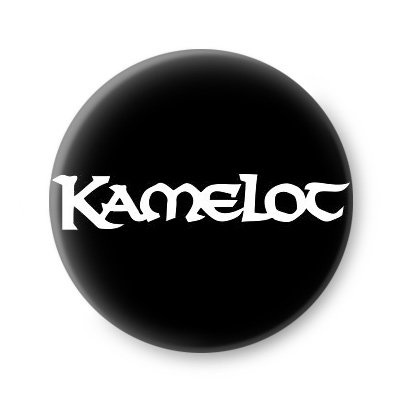 przypinka KAMELOT - LOGO - sklep RockMetalShop.pl