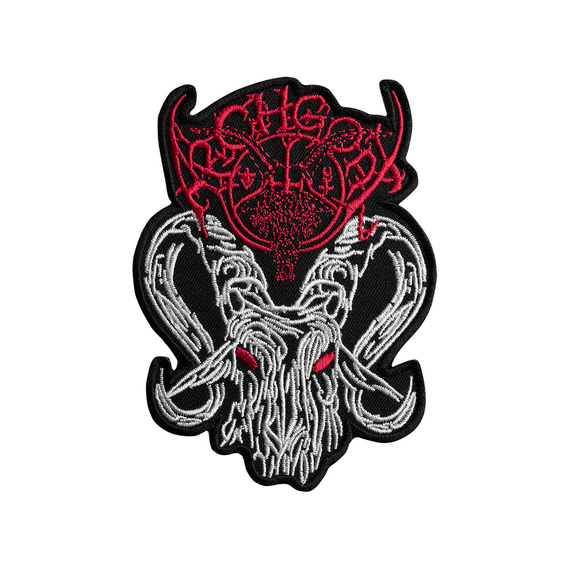 naszywka termiczna ARCHGOAT - LOGO RED - sklep RockMetalShop.pl