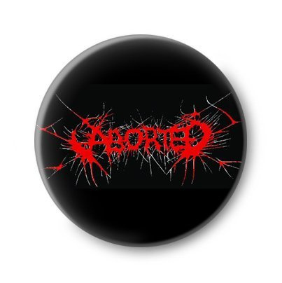 przypinka ABORTED - LOGO - sklep RockMetalShop.pl