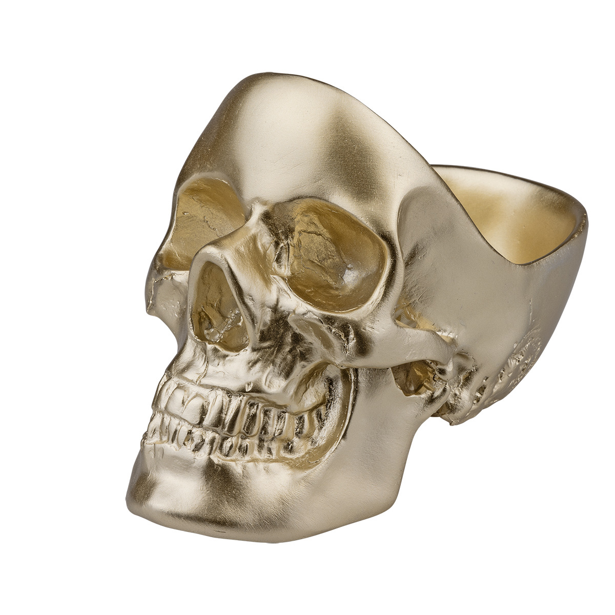 naczynie ozdobne SKULL TIDY GOLD - sklep RockMetalShop.pl
