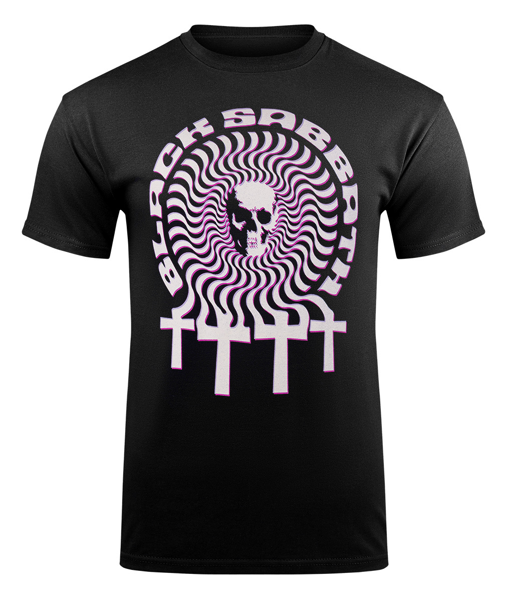 koszulka BLACK SABBATH - PSYCHEDELIC SKULL - sklep RockMetalShop.pl