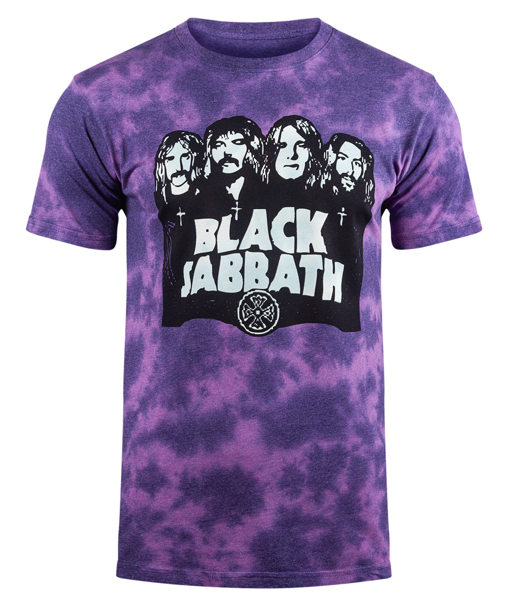 koszulka BLACK SABBATH - BAND & LOGO , barwiona - sklep RockMetalShop.pl