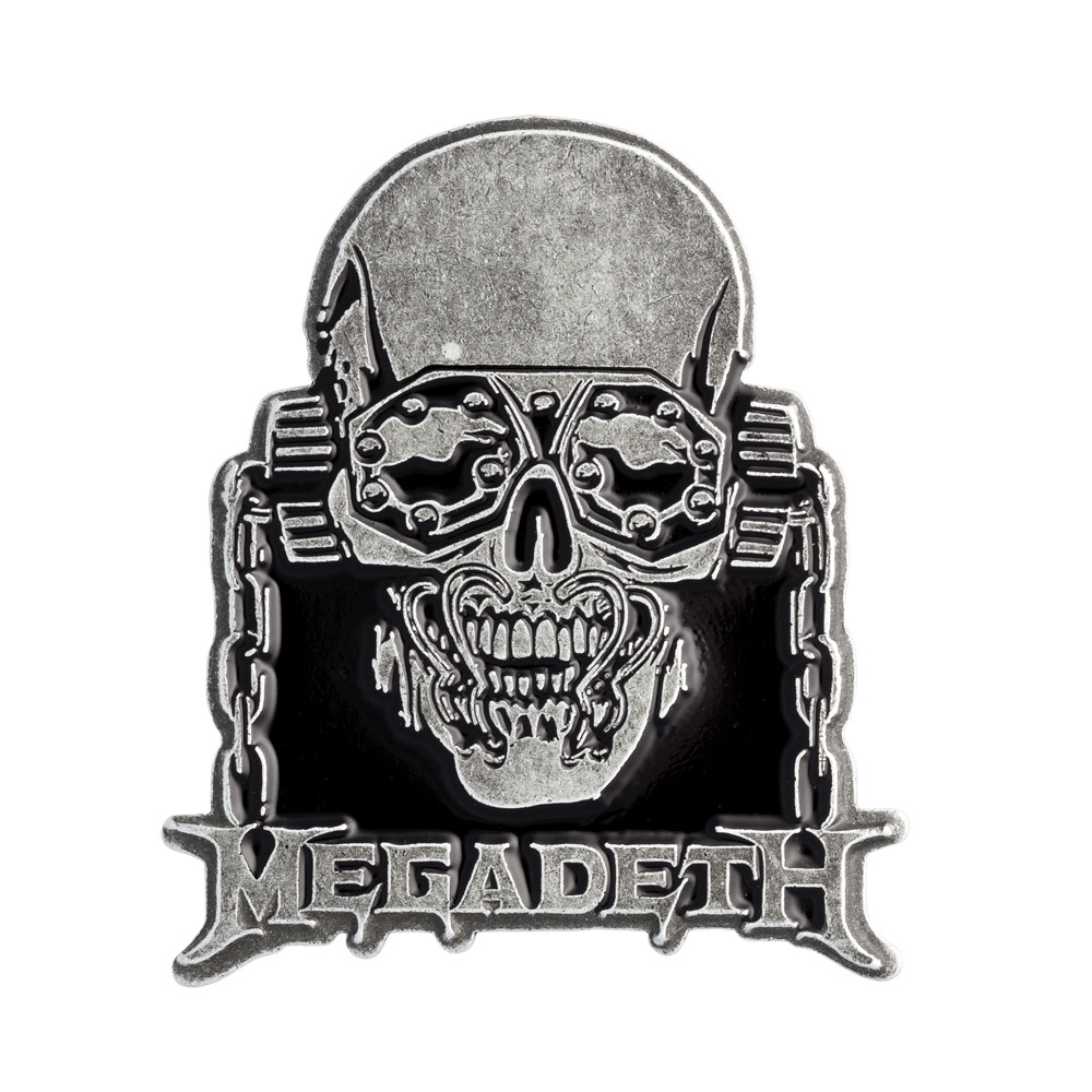 przypinka MEGADETH - VIC RATTLEHEAD - sklep RockMetalShop.pl