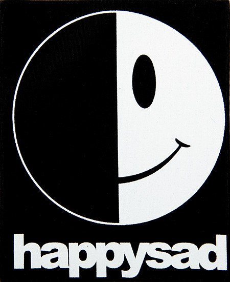 naszywka HAPPYSAD - LOGO BIG - sklep RockMetalShop.pl